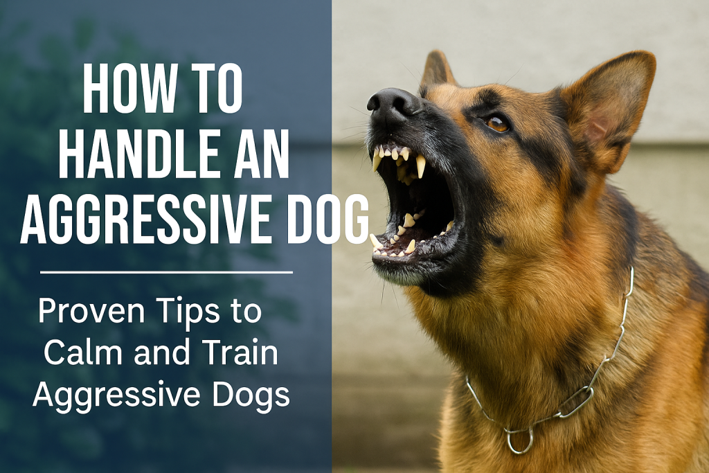 How to Handle an Aggressive Dog Safely
