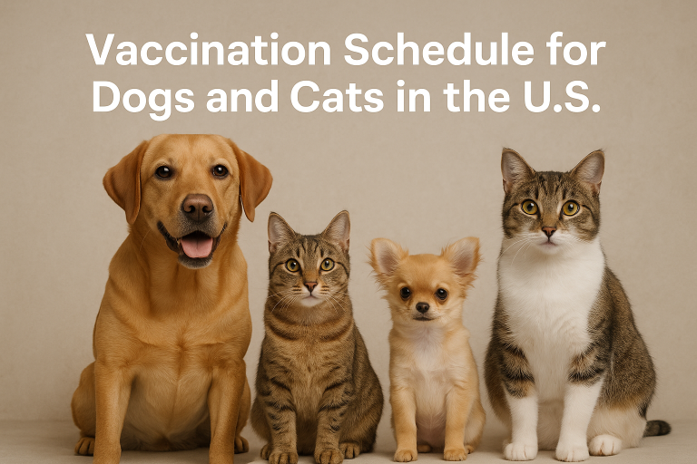 Vaccination Schedule for Dogs and Cats in the U.S.