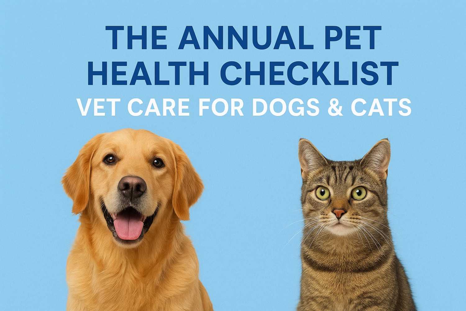 The Annual Pet Health Checklist: Vet Care for Dogs and Cats