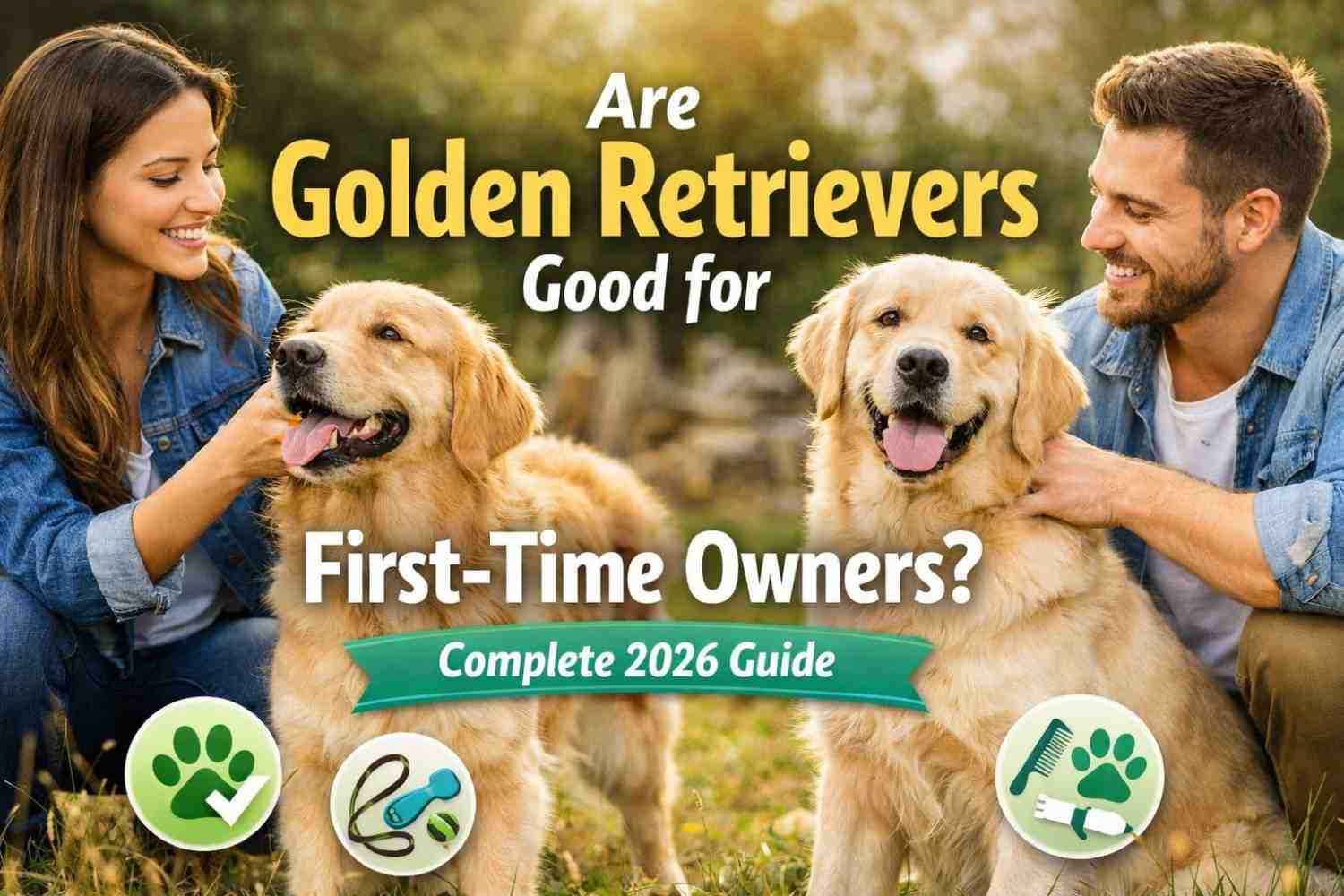 Are Golden Retriever Good for First-Time Owners?